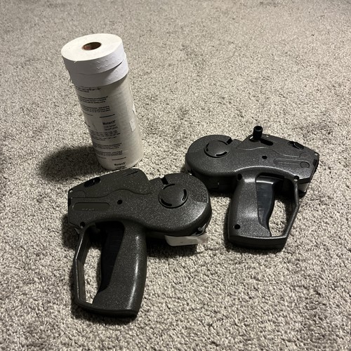 Set of 2! Monarch Paxar 1131 Single Line Pricing Gun w/ Labels | eBay