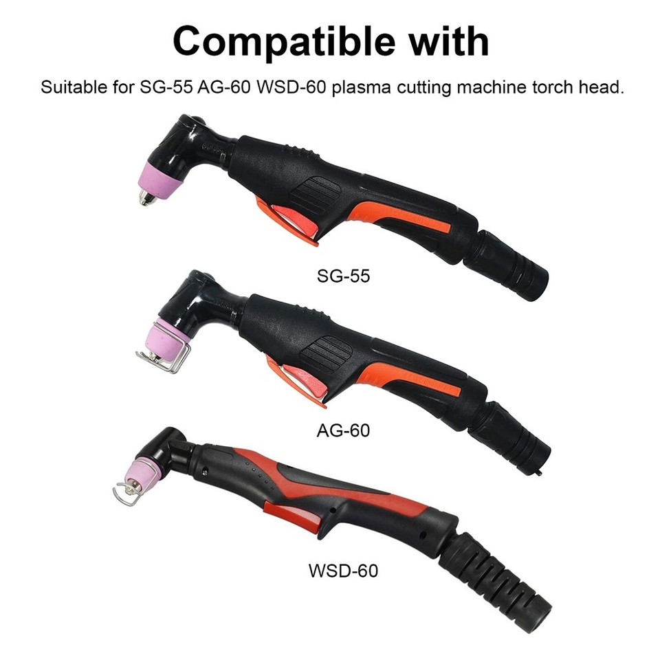 24pcs Plasma Cutter Torch Consumables Tip Kit for SG-55 AG-60 WSD-60 ...