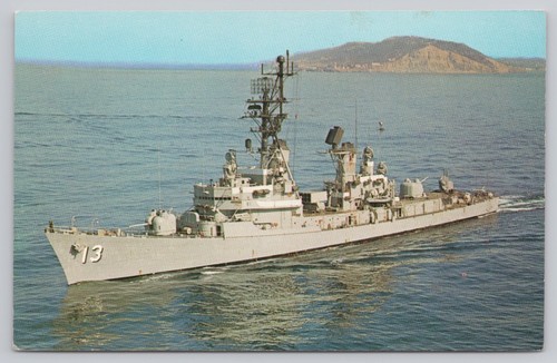 Vintage USS Hoel DDG-13 Guided Missile Destroyer Navy Postcard 1960s | eBay