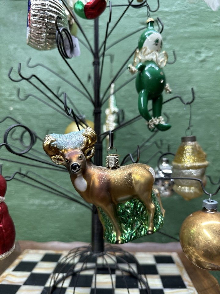 OLD WORLD CHRISTMAS WHITETAIL DEER GLASS CHRISTMAS ORNAMENT | eBay