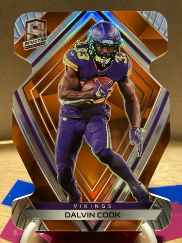 2020 Panini Spectra - DALVIN COOK - Orange Die Cut #02/10 SSP - #48 ...