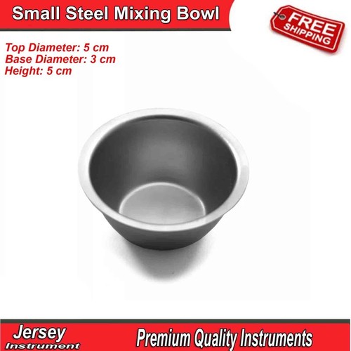 Dental Small Steel Mixing Bowl Surgical Implant Laboratory Cup ...