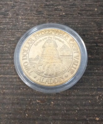 Aladdin Hotel Casino World's 7 Wonders Sphinx Pyramids VTG VEGAS Two ...