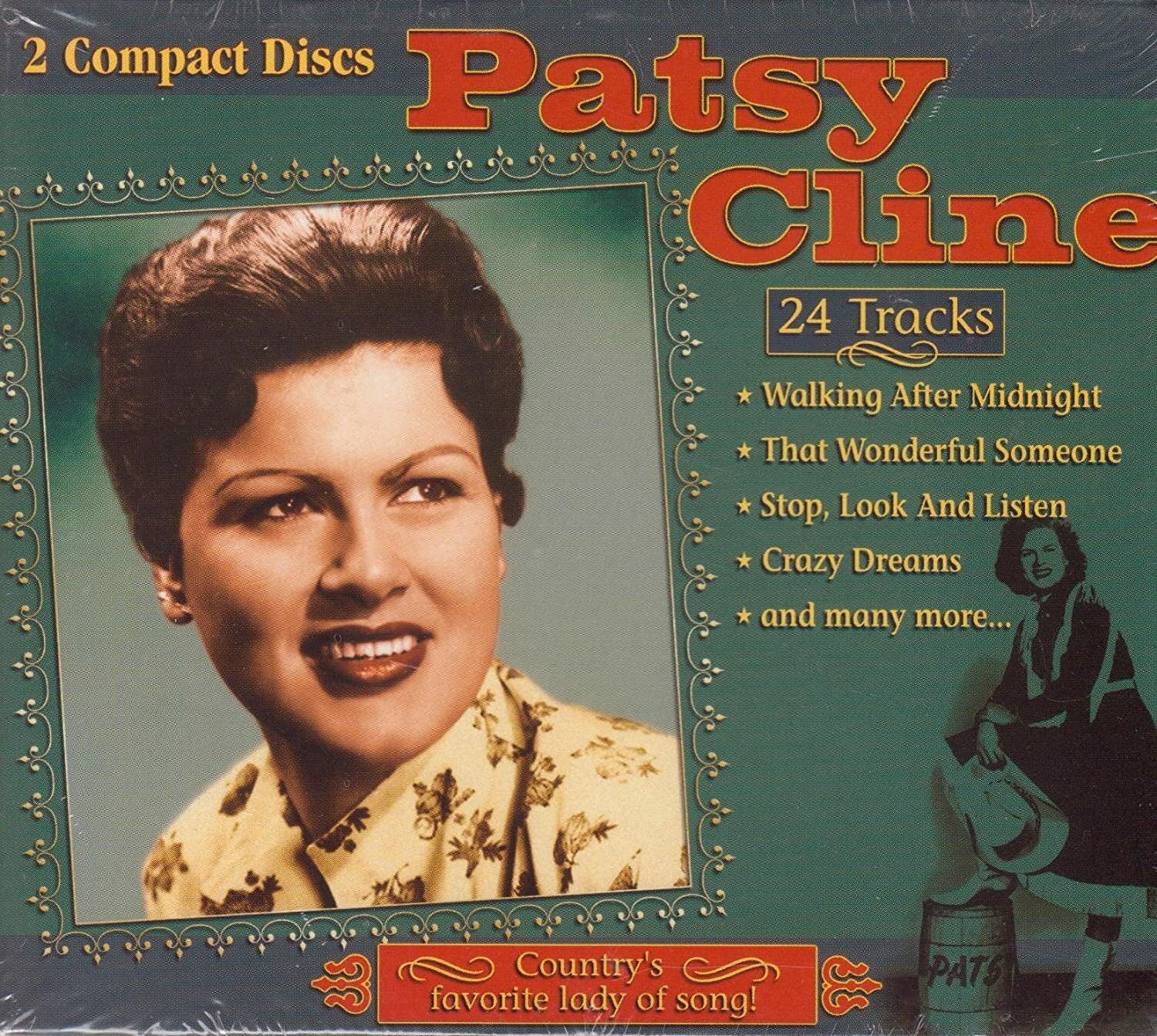 PATSY CLINE~~RARE~~2 CD BOXSET~~PATSY CLINE BY PATSY CLINE~~NEW SEALED ...