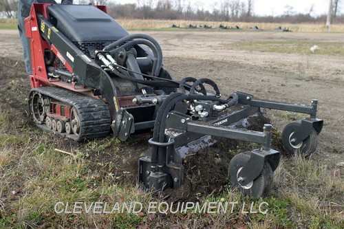 NEW 48" SOIL CONDITIONER HARLEY RAKE ATTACHMENT Toro Dingo Boxer Mini ...
