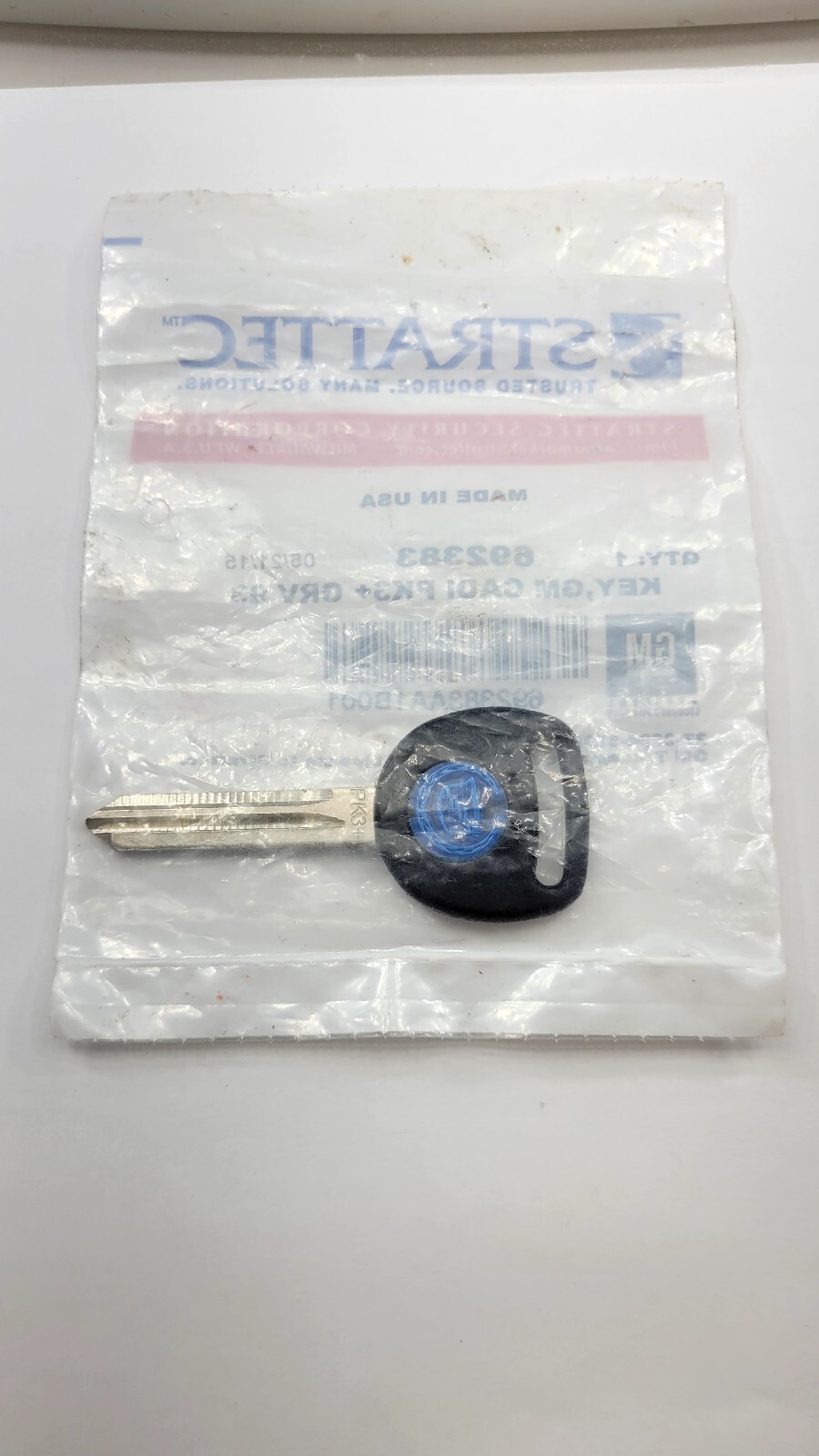 OEM Strattec key blank Original Cadillac CTS STS Transponder key | eBay