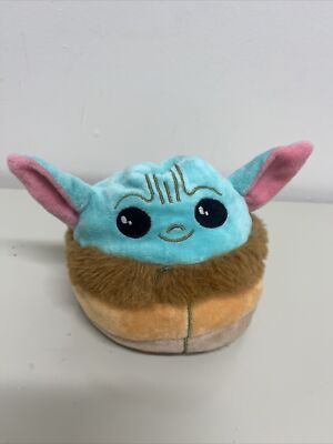 Star Wars Grogu Baby Yoda Plush Toy Reversible 4.5" double sided flip ...