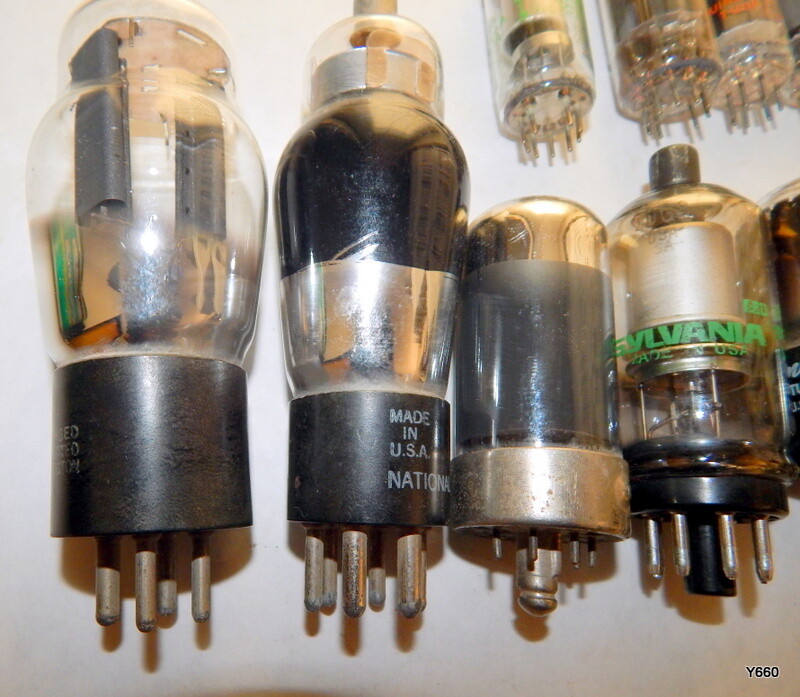 Large Mixed Lot 10 Pieces Vintage Radio Tubes | eBay