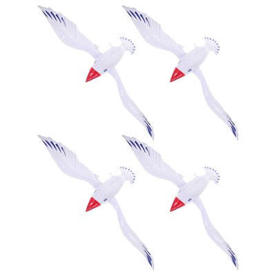 4pcs Inflatable Sea Gull Inflatable Birds Decorations Birthday Wedding ...