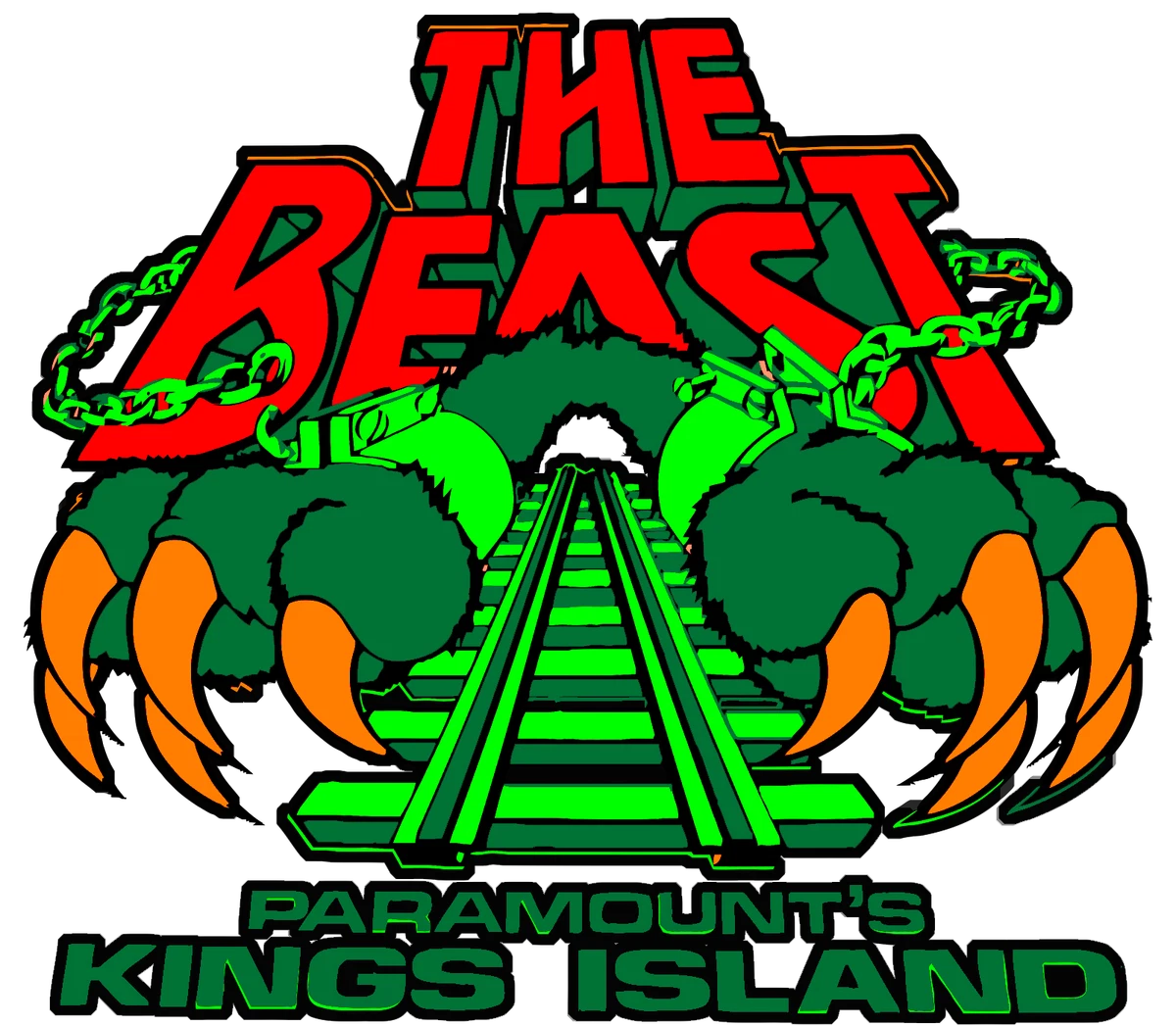 The Beast Roller Coaster Logo
