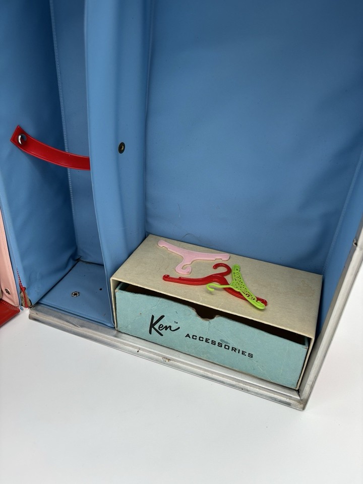 1960s Vintage Barbie Ken Red Case & Bubblecut Barbie Ken | eBay