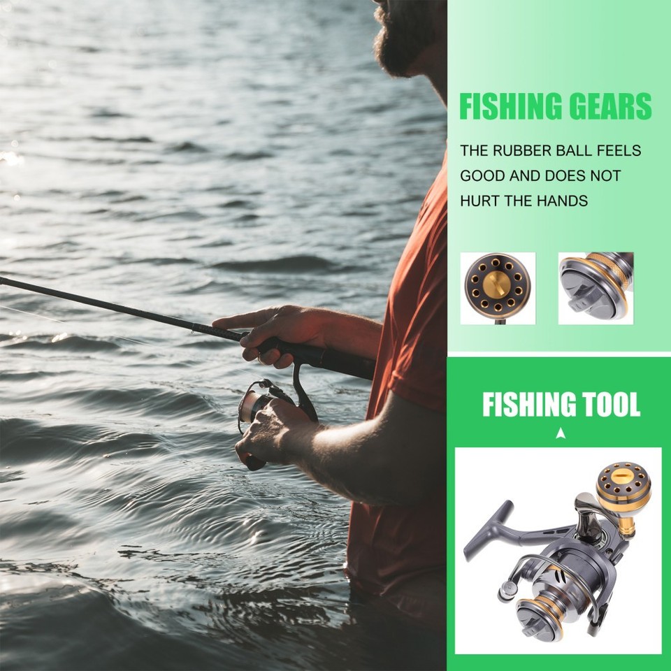 1pc Fishing Reel Metal Fishing Reel Wheel Fishing Tackle Fishing Wire ...