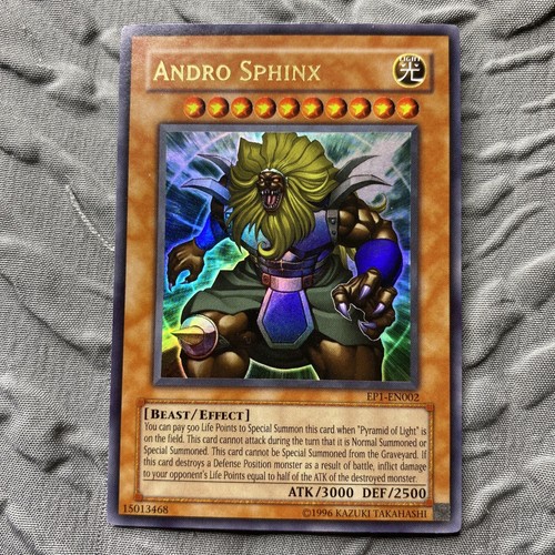 Yugioh - Andro Sphinx - EP1-EN002- Ultra Rare | eBay