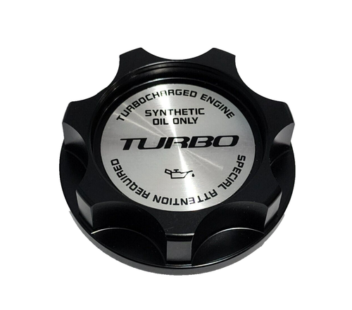 BLACK ENGINE OIL FILLER CAP TURBO FOR HONDA CIVIC SI TYPE-R COUPE JDM ...