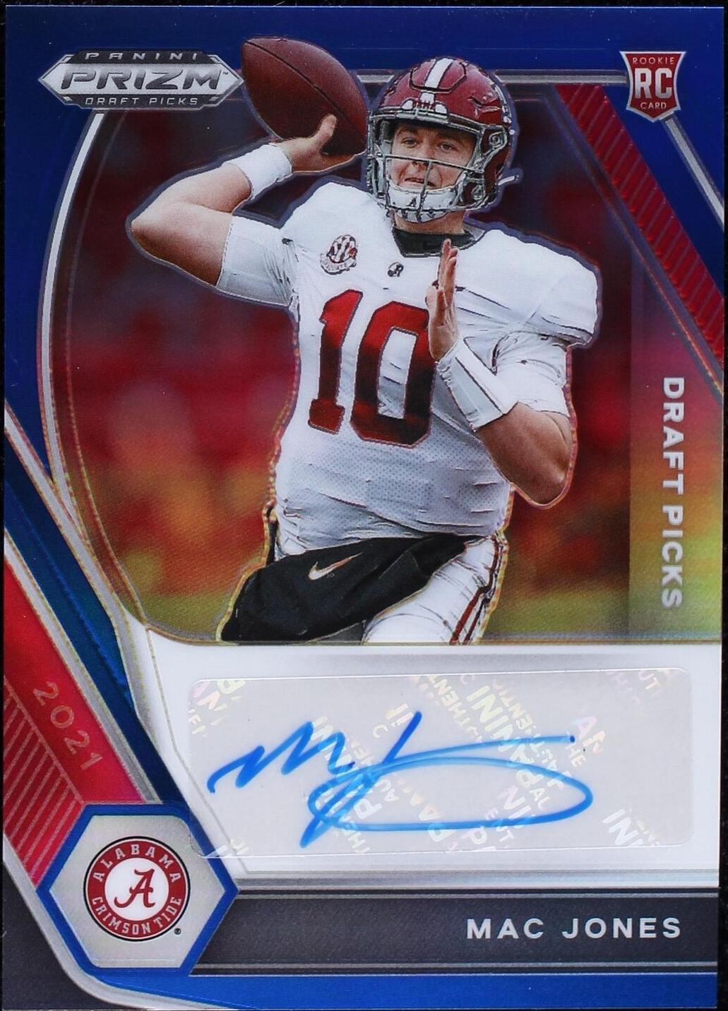 2021 Panini Prizm Draft Picks - Draft Picks Autographs Mac Jones #DPA ...
