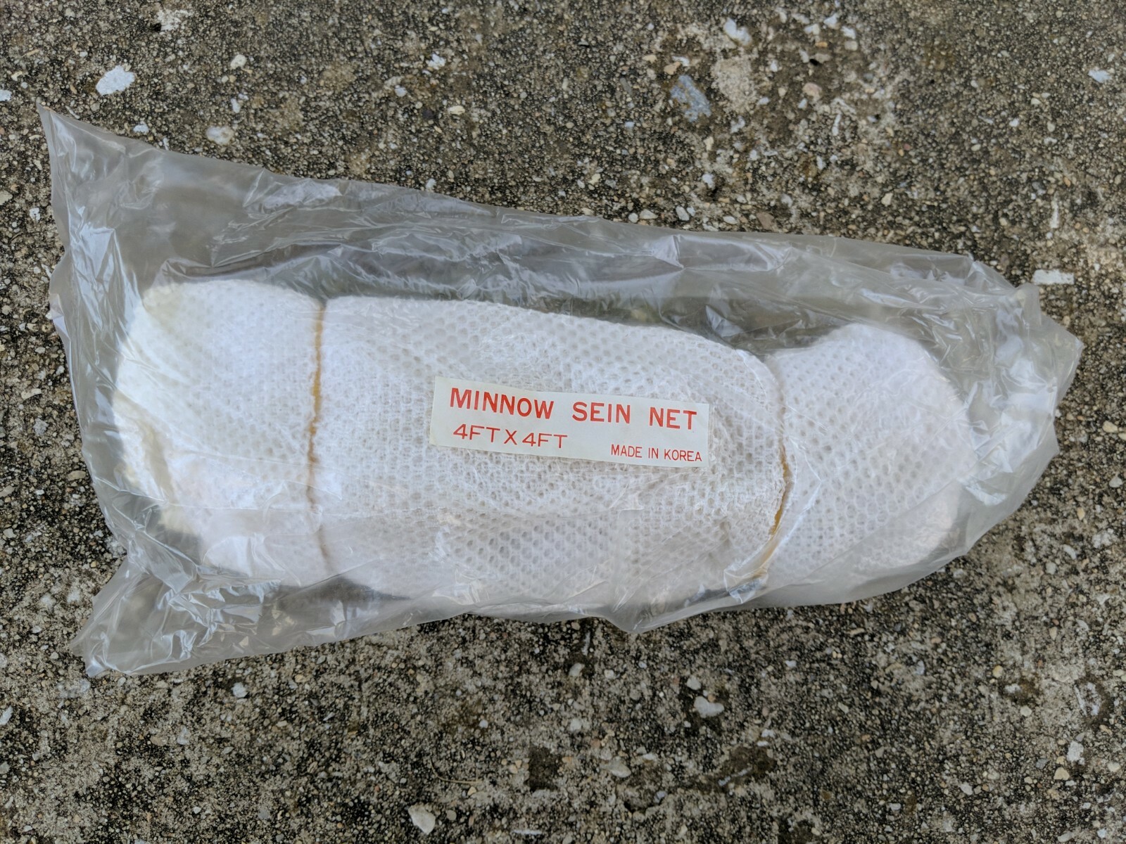 New Minnow Seine, 4' x 4' Seine Net 1/8" Mesh | eBay