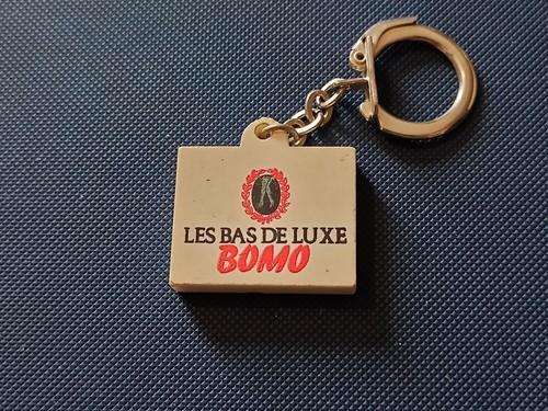 PORTE CLE CLEF BOMO LES BAS DE LUXE PUBLICITÉ PUB RARE VINTAGE ANCIEN ...