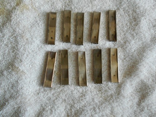 10 original steel 8mm mauser stripper clips 8x57 cal 7.92 x57 ...