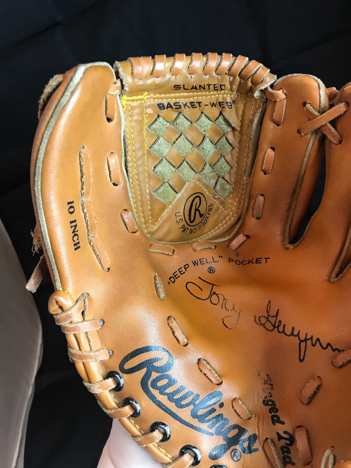 Rawlings Fastback Youth RH 10" Leather Glove RBG 119 Soft/Baseball ...