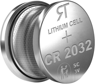 Replacement battery for Hunter fan Remote 99122 99123 99600 CR2032 3V ...