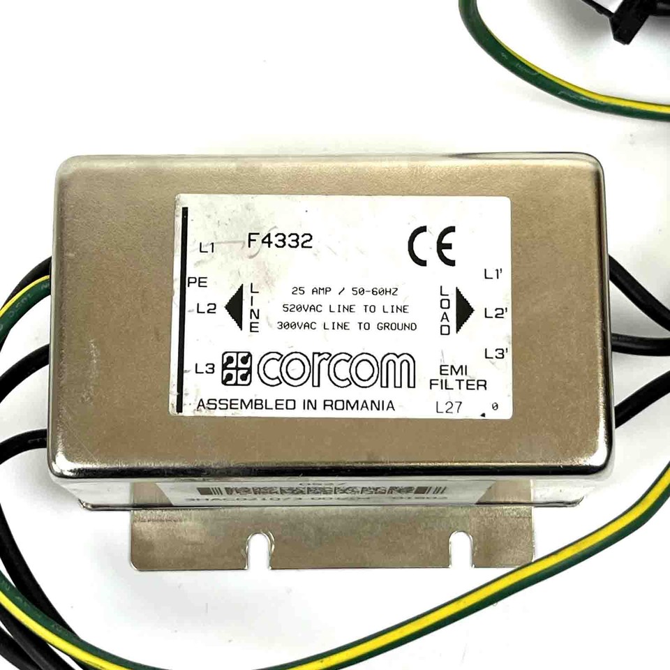 CORCOM EMI Filter F4332 ABB Robotics 3HAC021073-001/04, used | eBay