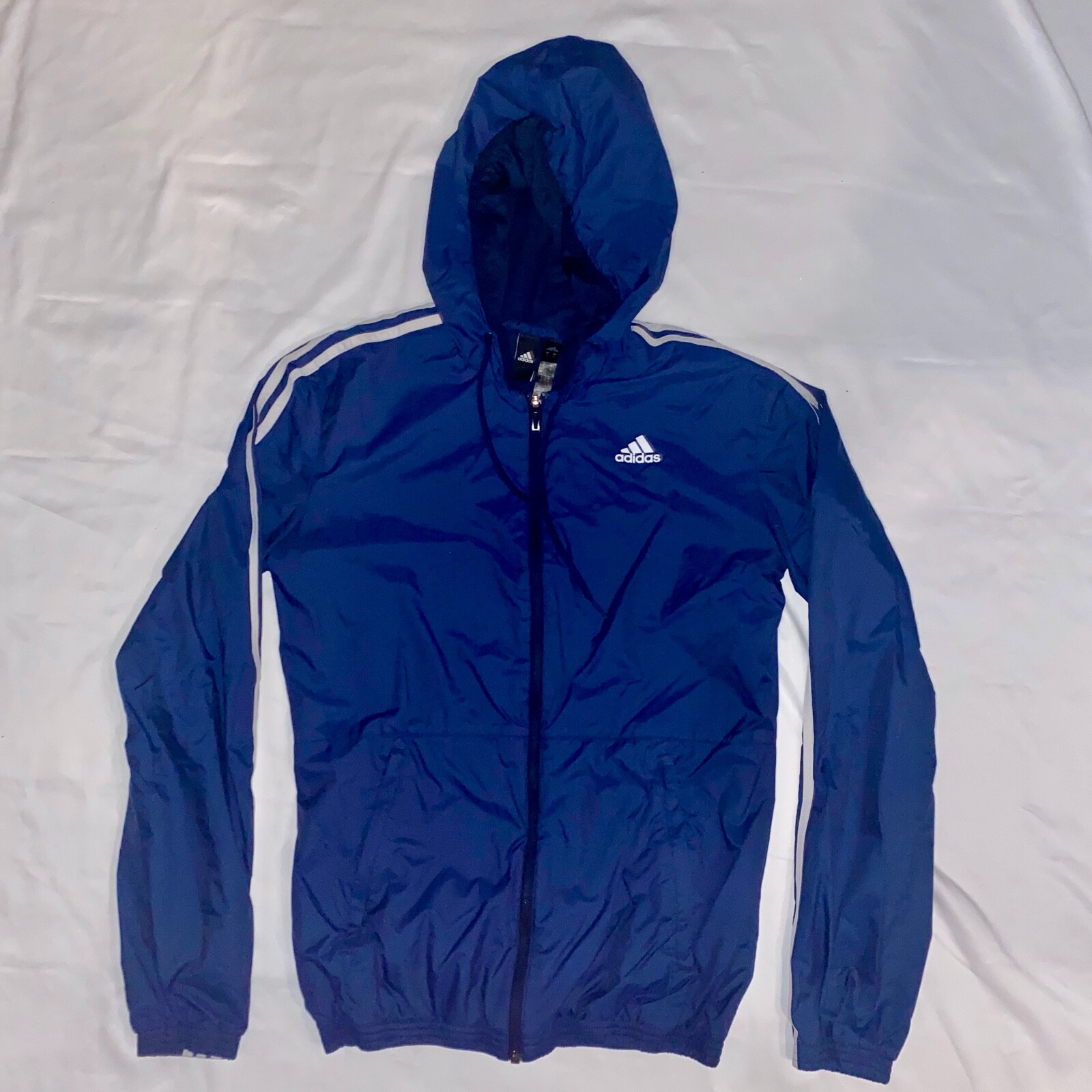 Rare Adidas Nylon Soccer Running Jacket All Weather G… - Gem