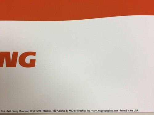 KH16 by Keith Haring Art Print 2014 Offset Lithograph Face Three Eyes ...