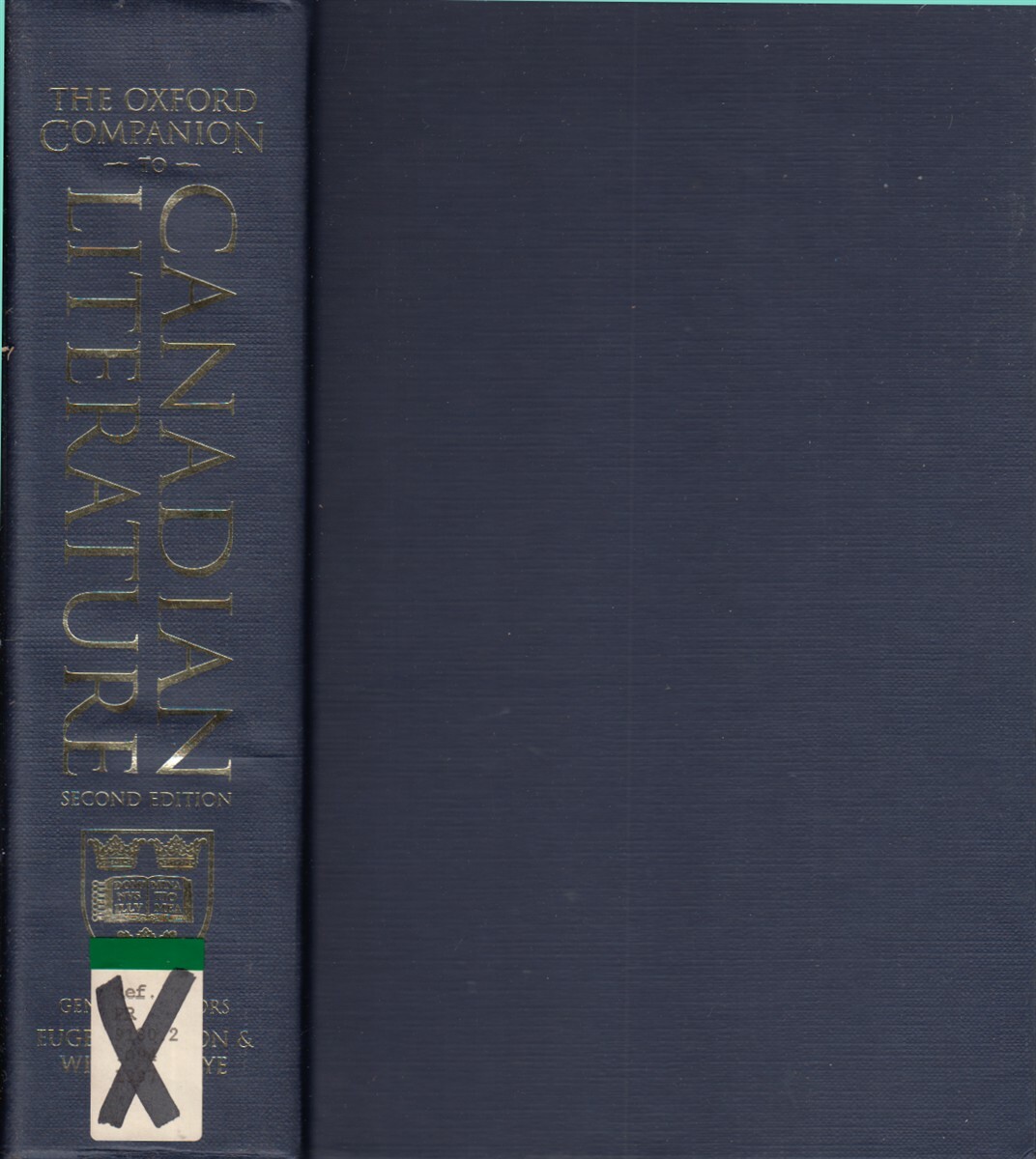 The Oxford Companion to Canadian Literature By Benson, Eugene & William ...
