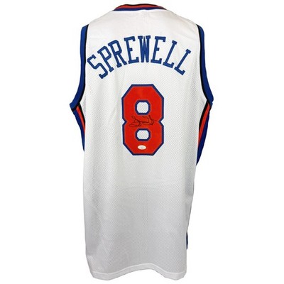 Latrell Sprewell autographed signed jersey NBA New York Knicks JSA COA ...