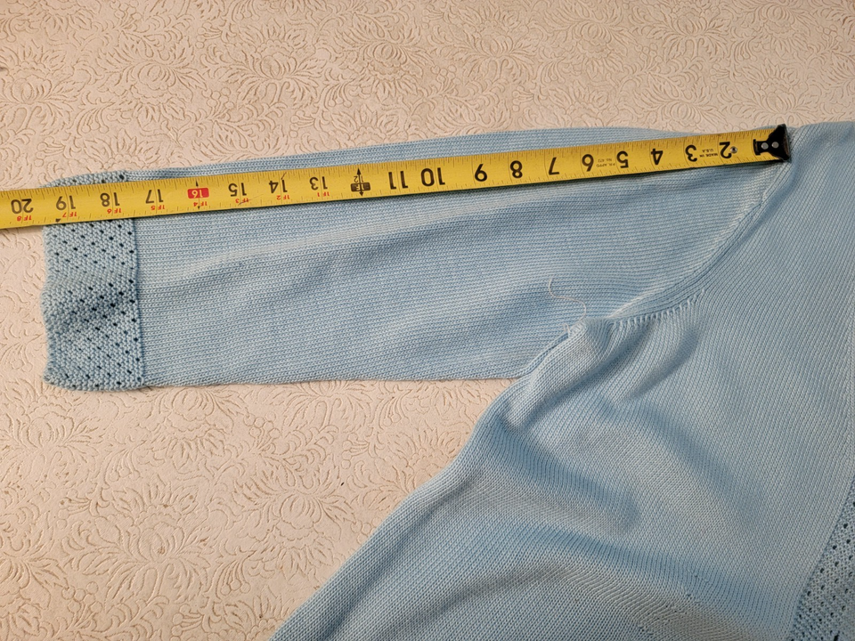 Talbots Women's Button-Front Cardigan Light Blue Extra Large - NWT | eBay
