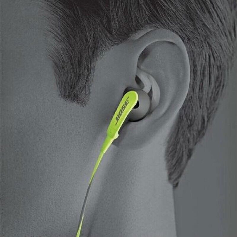 Bose SoundSport Wired 3.5mm Jack Earbuds In-ear Headphones Green ...