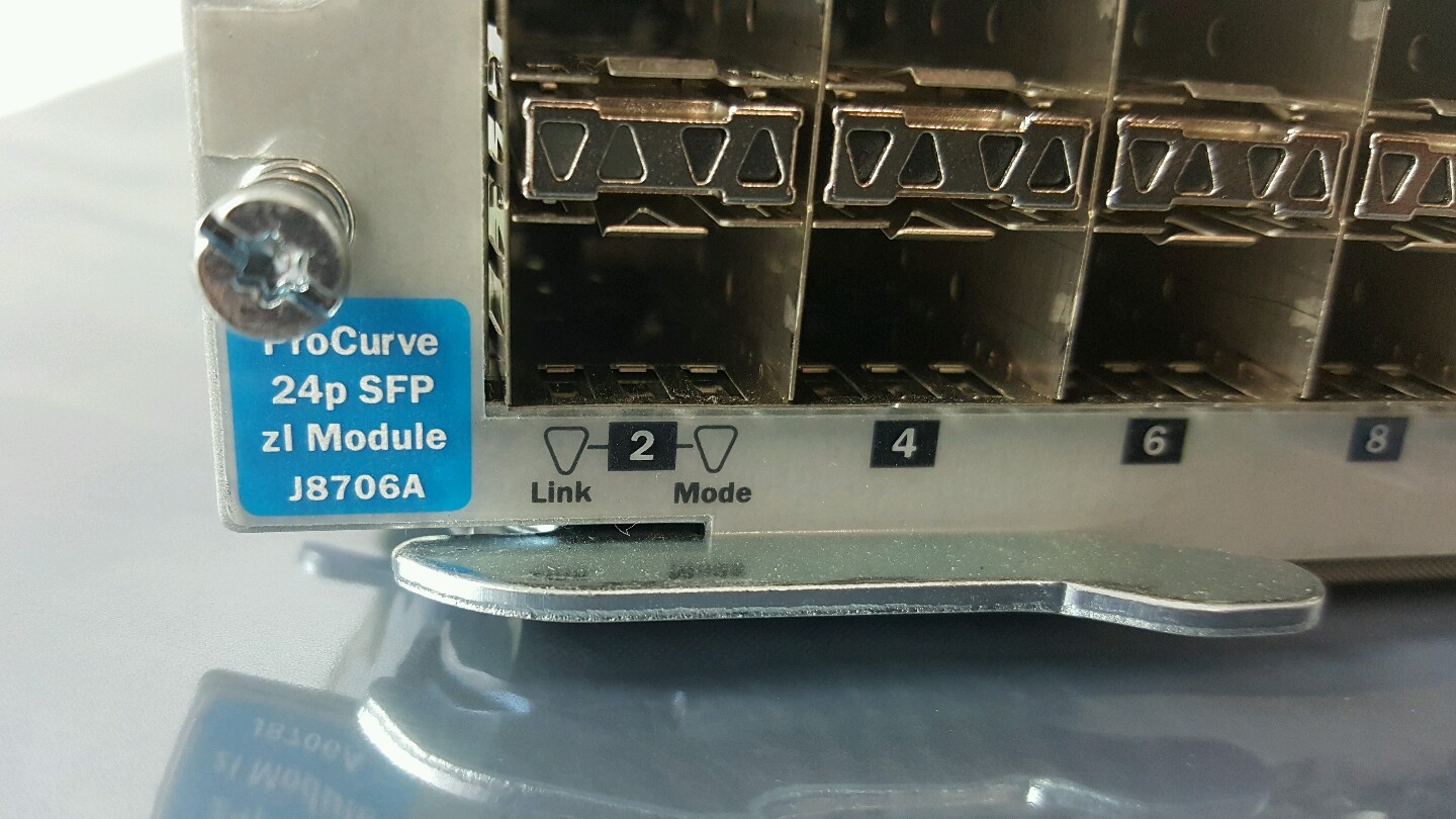 New J8706A HP PROCURVE 24-PORT SFP MINI GBIC 5400zl SWICH MODULE Open Box | eBay
