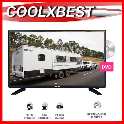 NEW SONIQ 24" DIGITAL LCD LED HD TV DVD PLAYER COMBO USB PVR 12v 240v ...