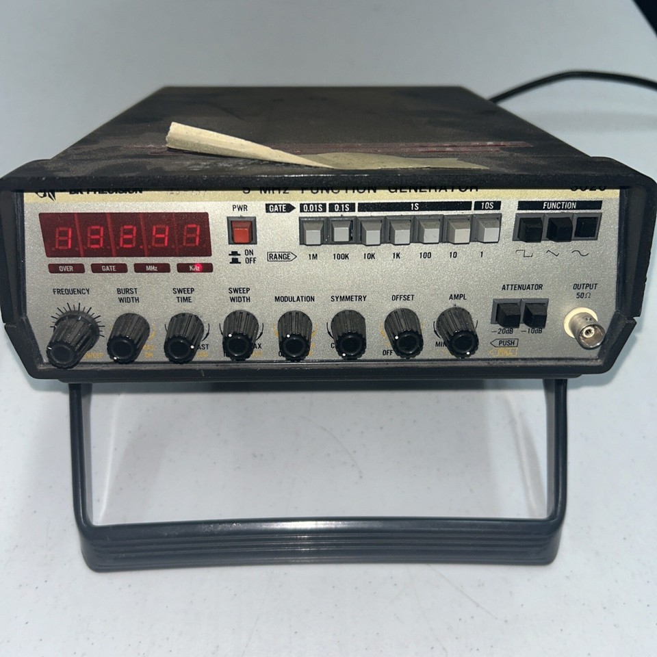 BK Precision 5 MHz Function Generator 3026 Metrology Test Equipment | eBay