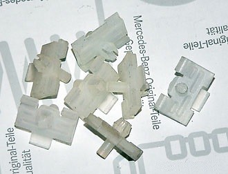 Genuine MERCEDES S124 W124 Clip 7 Pcs Protective Strip To Front ...