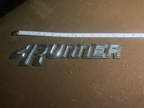 90 91 92 93 94 95 TOYOTA 4RUNNER REAR CHROME EMBLEM LOGO BADGE SYMBOL ...