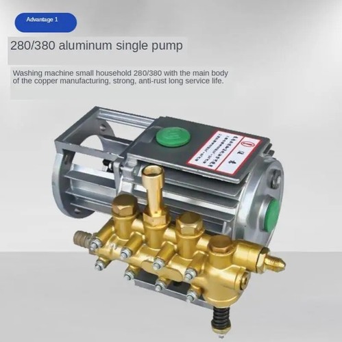 220v High Pressure Washer Car Wash Brusher Accessories Copper Pump Head ...