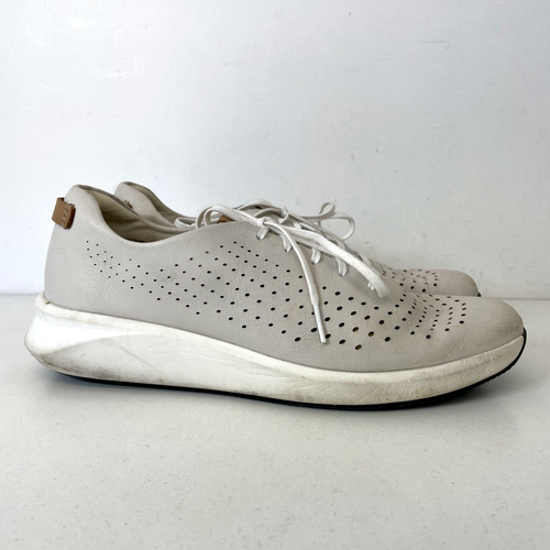 Clarks Unstructured Pale Grey Cutout Trainers Size UK 7.5 D EU 41.5 | eBay