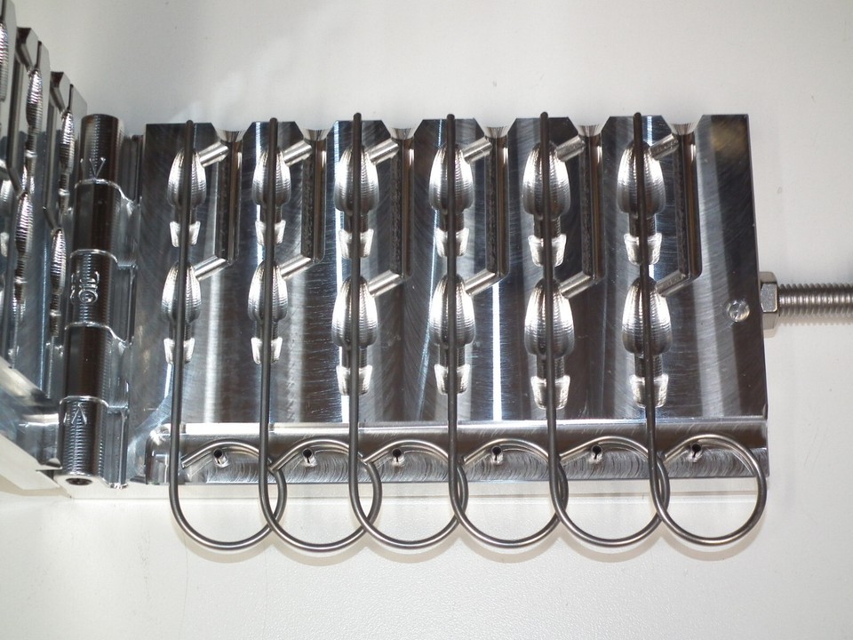 Saltwater Bullet Slider mold 1/2,3/4,1oz No Eyes Trolling Witch Deep ...