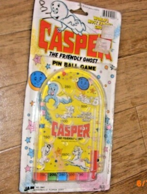 NEW~VINTAGE~CASPER THE FRIENDLY GHOST~PLASTIC Pinball Game Toy Table ...