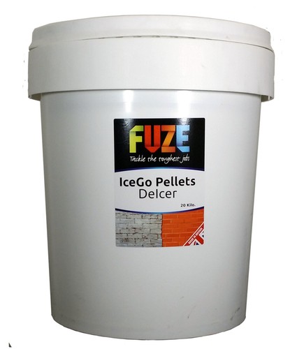 Ice-GO Pellets De-Icer, ice melt, salt free, melts snow and ice 20 Kilo ...