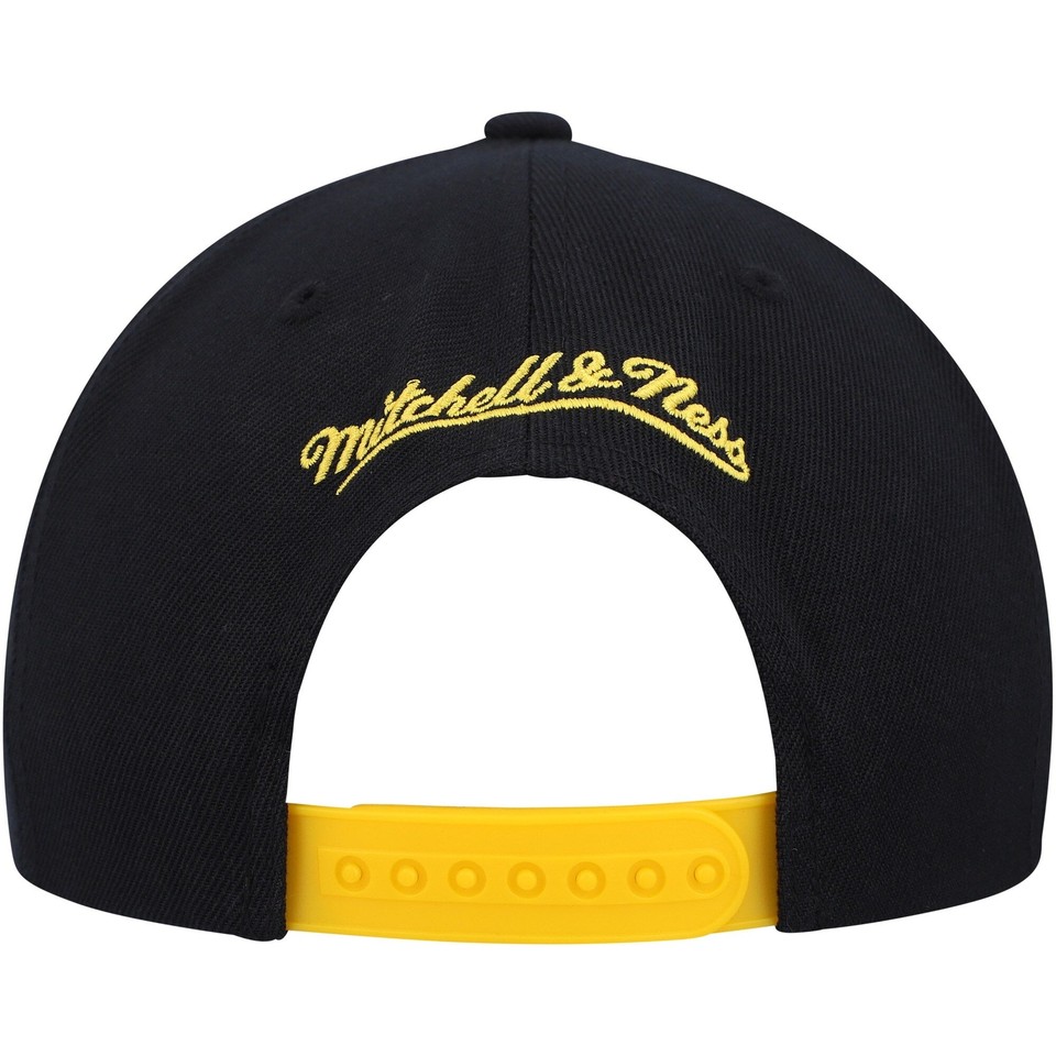 MENS MITCHELL & NESS NBA DAY ONE SNAPBACK BULLS - YELLOW-BLACK | eBay