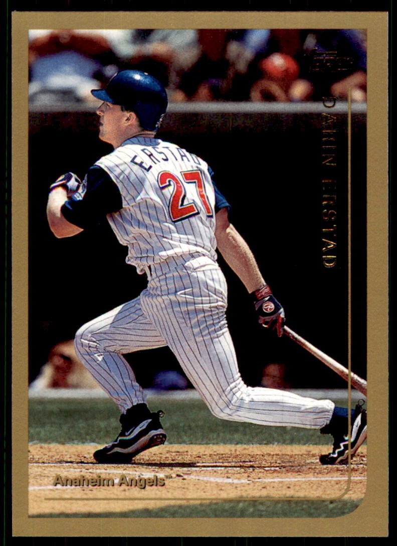 1999 Topps Baseball Card Darin Erstad Anaheim Angels #140 | eBay