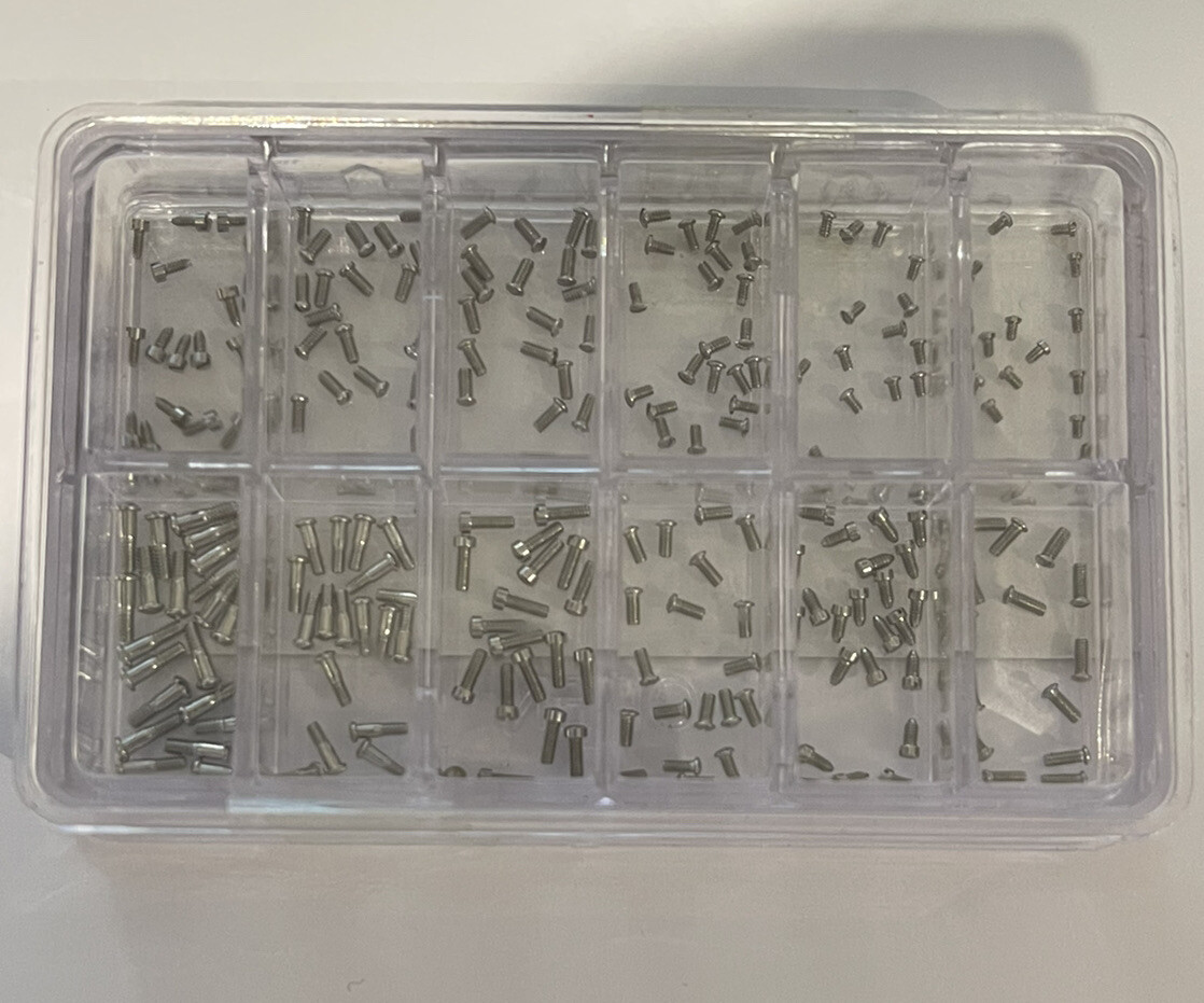 Box Of S/S Small Screw Set 12 different Sizes for Watchmaker Jeweler ...