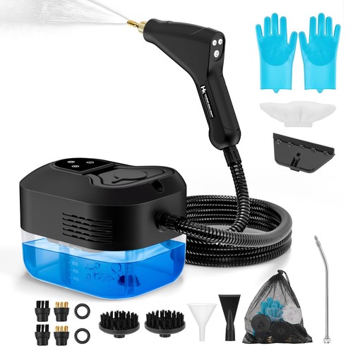 Steam Cleaner, 6-Level Adjustable Handle, 1.2L Tank, 15s Heat-Up, 2500W ...