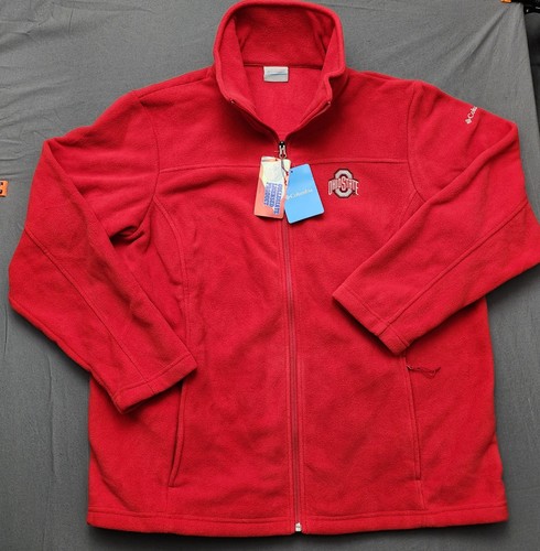 Columbia Ohio State Buckeyes Fleece Jacket Women’s 2X Full Zip NCAA OSU ...