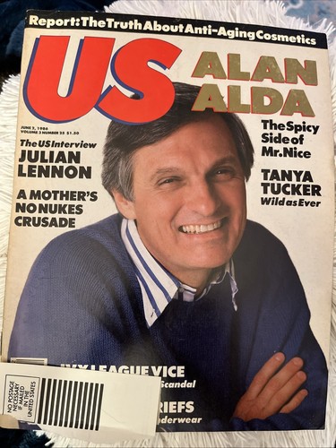 Us Weekly 1986 Alan Alda Tanya Tucker Janet Jackson Julian Lennon ...