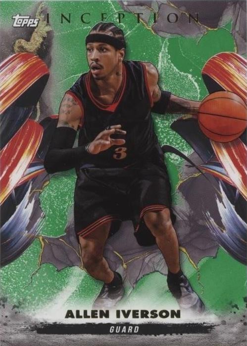 2024-25 Topps Inception - Allen Iverson, Allen Iverson #91 Green for ...