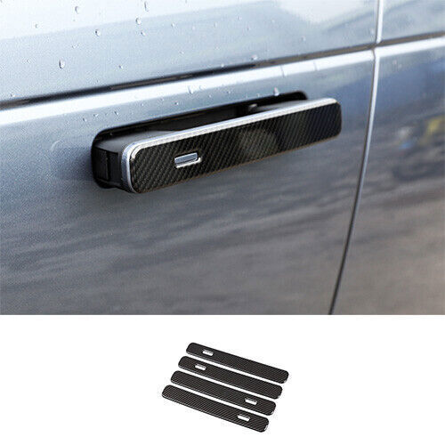 Carbon Fiber Exterior Outside Door Handle Cover Trim For Range Rover ...