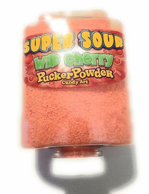 Pucker Powder - Super Sour Wild Cherry - 9.5oz Bottle - FREE SHIPPING ...
